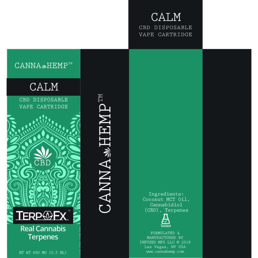 Canna Hemp Calm Vape Cartridge - WeBeHigh