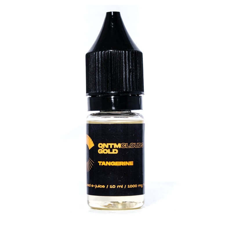 QNTM Clouds Gold THC Vape Juice Tangerine – 1000mg - WeBeHigh