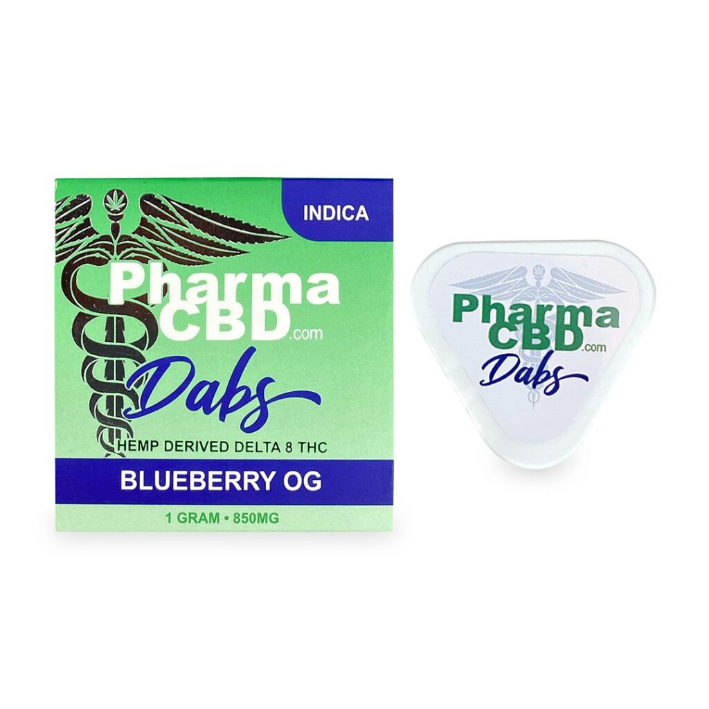 PharmaCBD Delta-8 Blueberry OG Dabs (1 gram Delta-8-THC) - WeBeHigh